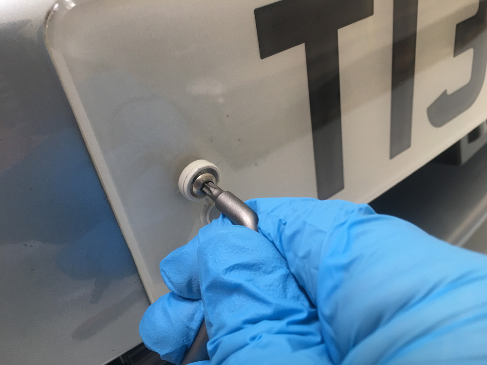 Plates For Cars - Fitting