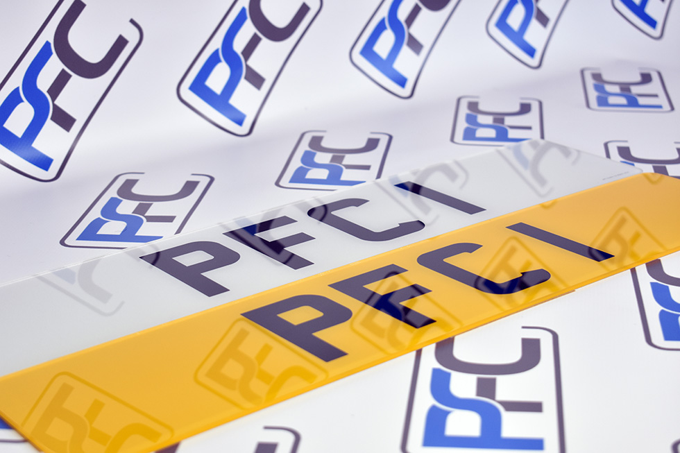 Plates For Cars - Our Products - Standard Acrylic
