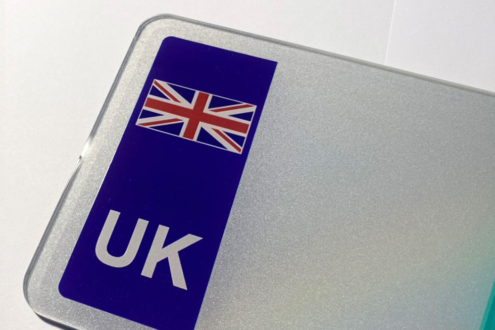 Plates For Cars - Our Products - Standard Acrylic