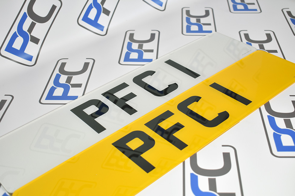 Plates For Cars - Our Products - Standard Acrylic