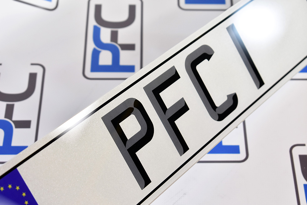 Plates For Cars - Our Products - Standard Acrylic