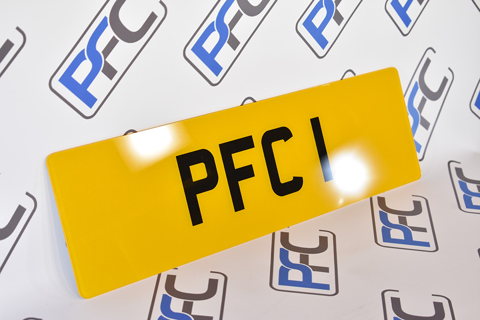 Plates For Cars - Our Products - Standard Acrylic